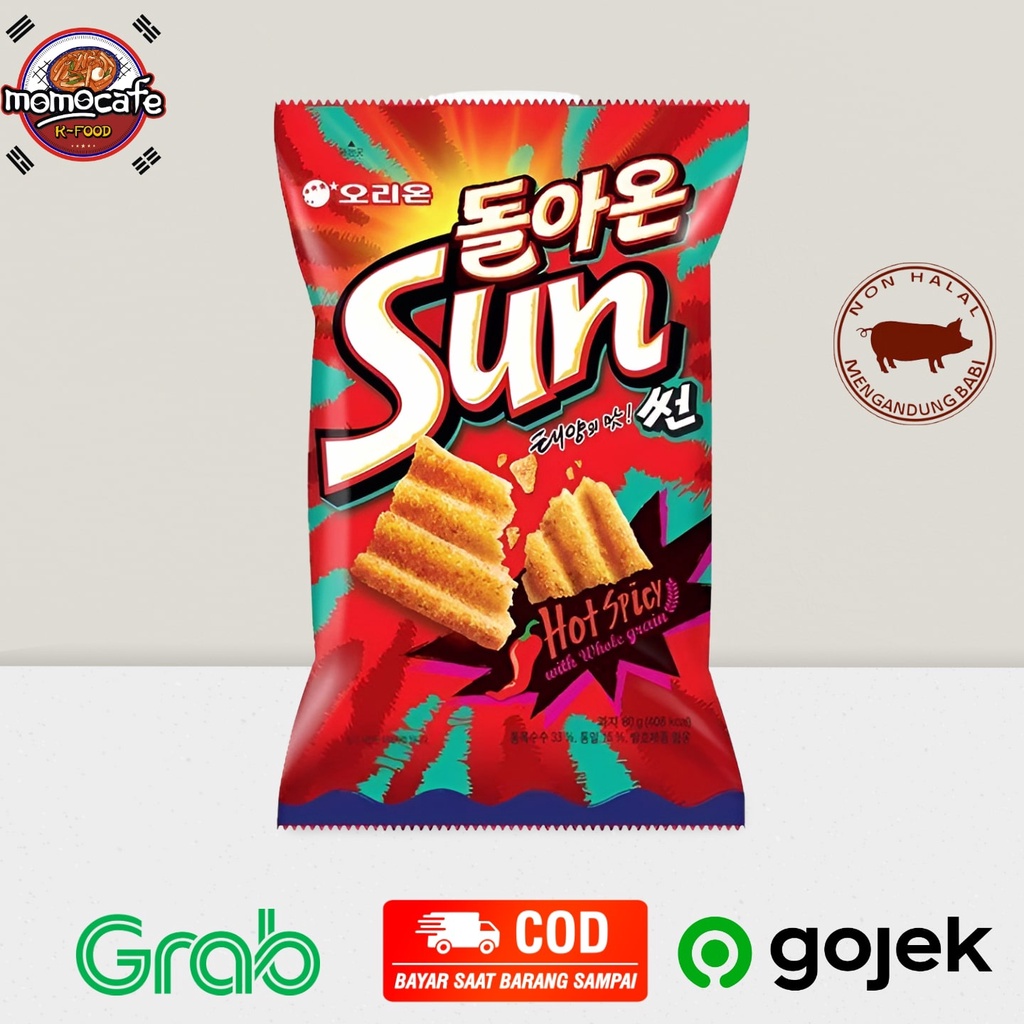 Jual Orion Sun Potato Chips Spicy 80g - Snack Kentang Rasa Pedas Made In Korea | Shopee Indonesia