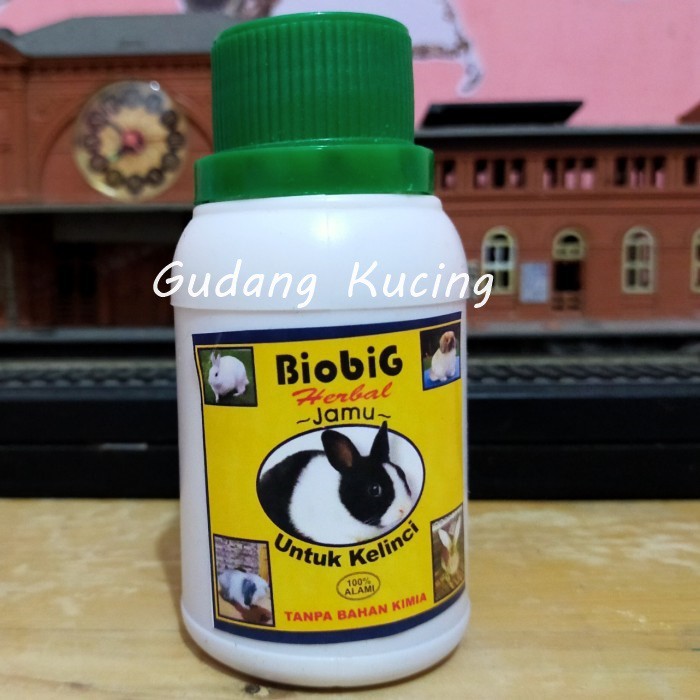 Jual Vitamin Obat Kelinci Biobig Jamu Herbal Rabbit Hamster Cavy 100ml ...