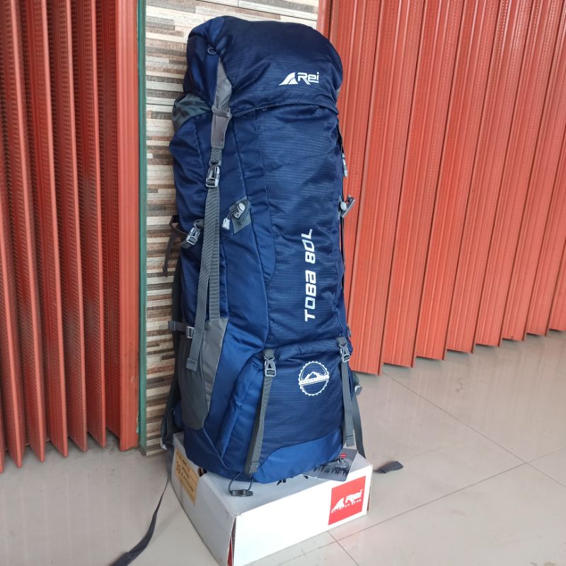 Jual Tas Carrier Rei Toba 80L Navy Original | Shopee Indonesia