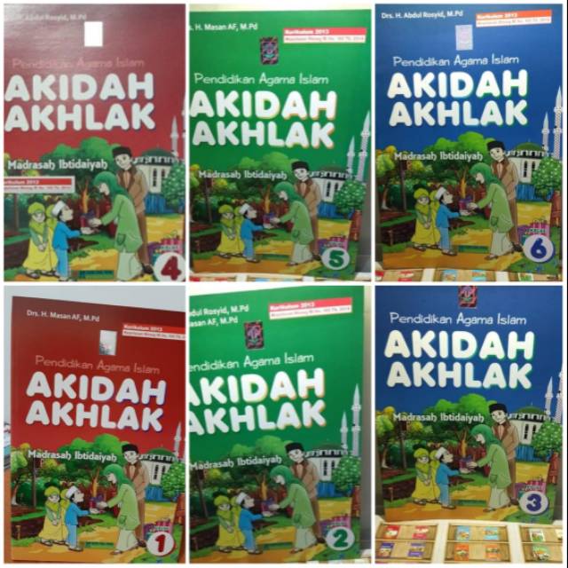 Jual BUKU PELAJARAN AKIDAH AKHLAK (PENDIDIKAN AGAMA ISLAM) MI KELAS 1/2/3/4/5/6. PT.KARYA TOHA ...