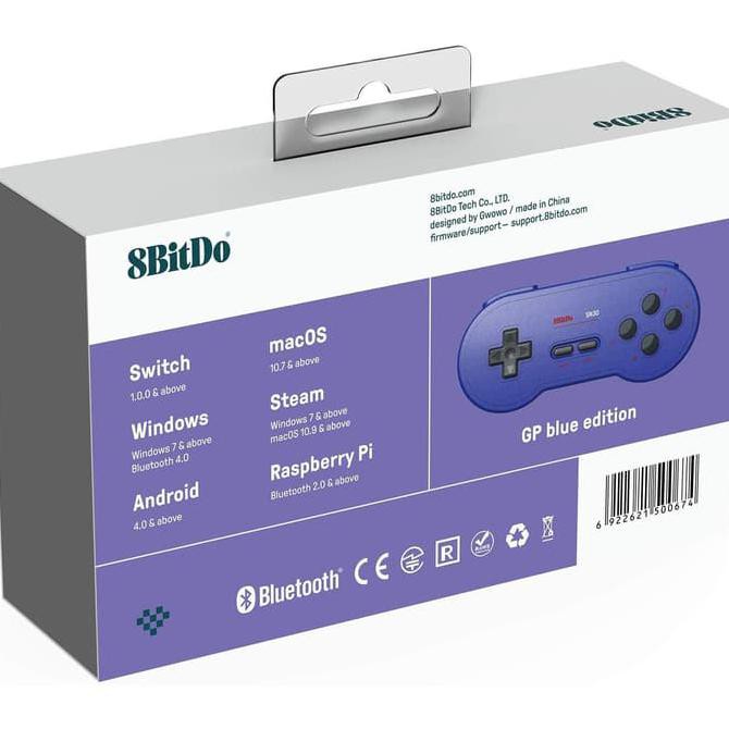 Jual 8Bitdo Sn30 Bluetooth Gamepad (Blue Edition) (Switch/Pc/Android/Pi ...