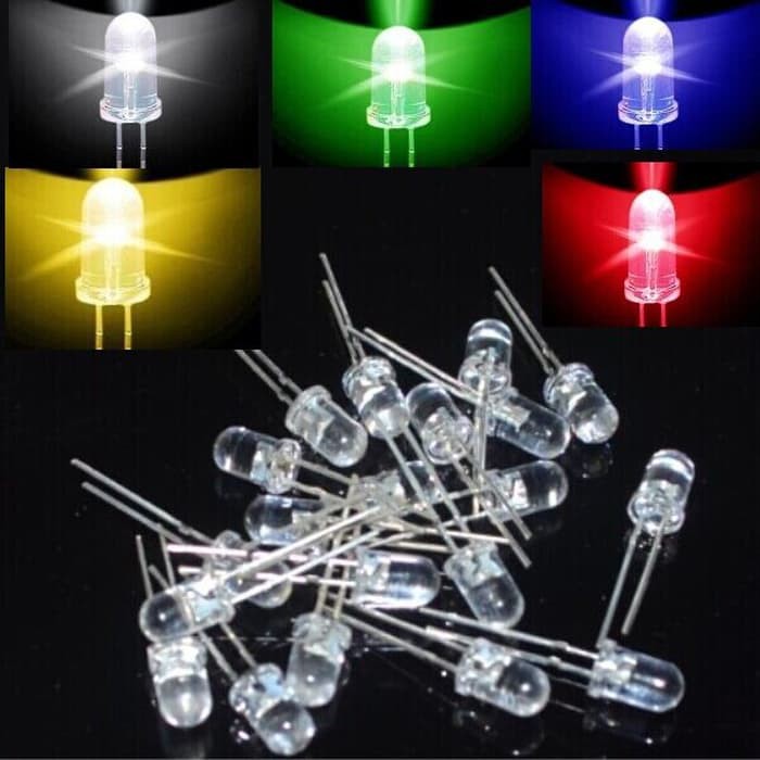 Jual LED 5mm Bening (1pcs) | Shopee Indonesia