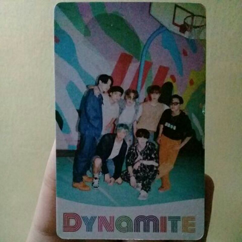 Jual BTS Card DYNAMITE Kim Taehyung | Shopee Indonesia
