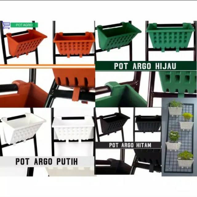 Jual Pot Argo 01 tanaman merambat gantung/tempel | Shopee Indonesia