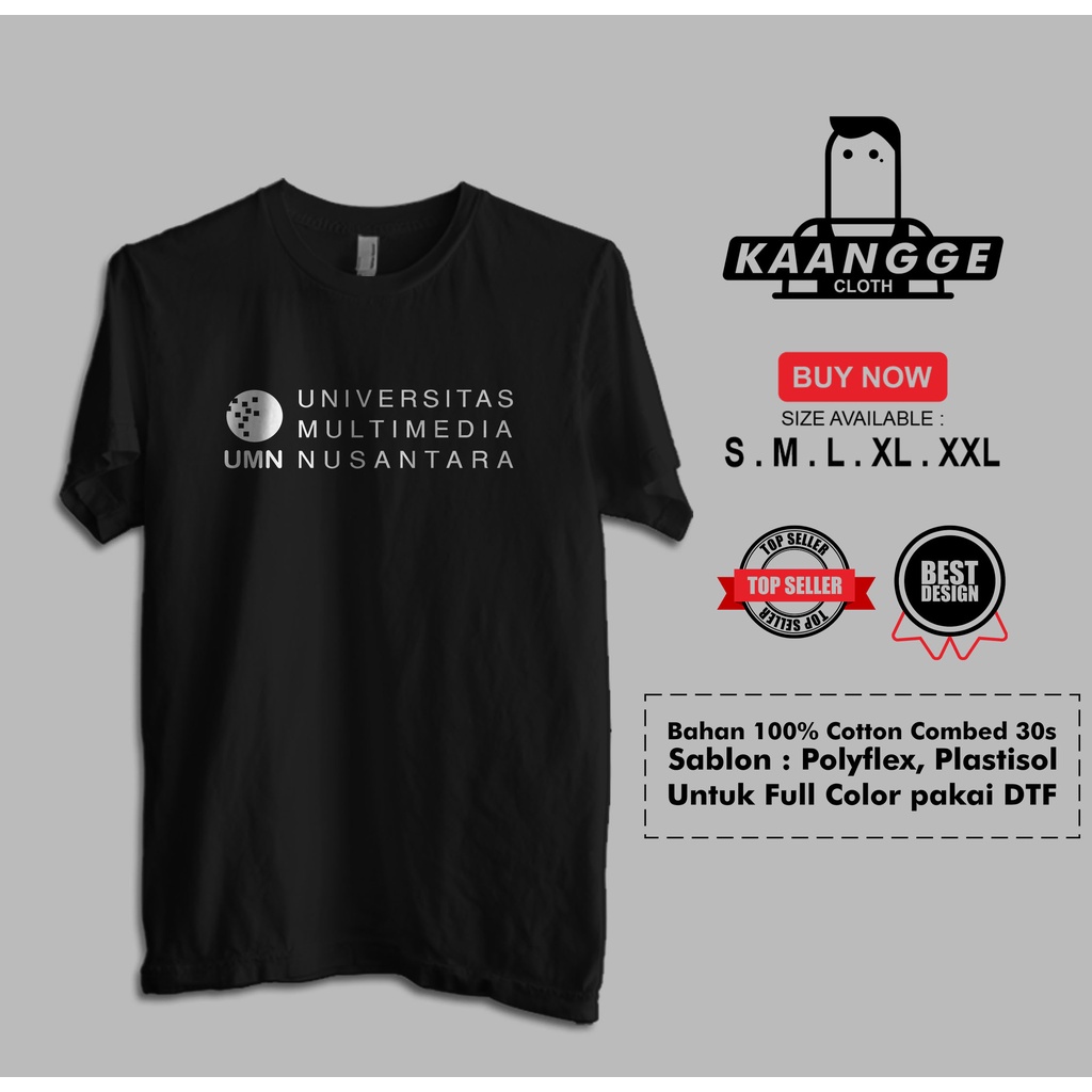 Jual Kaos Kampus UMN Universitas Multimedia Nusantara Logo Baju Distro ...