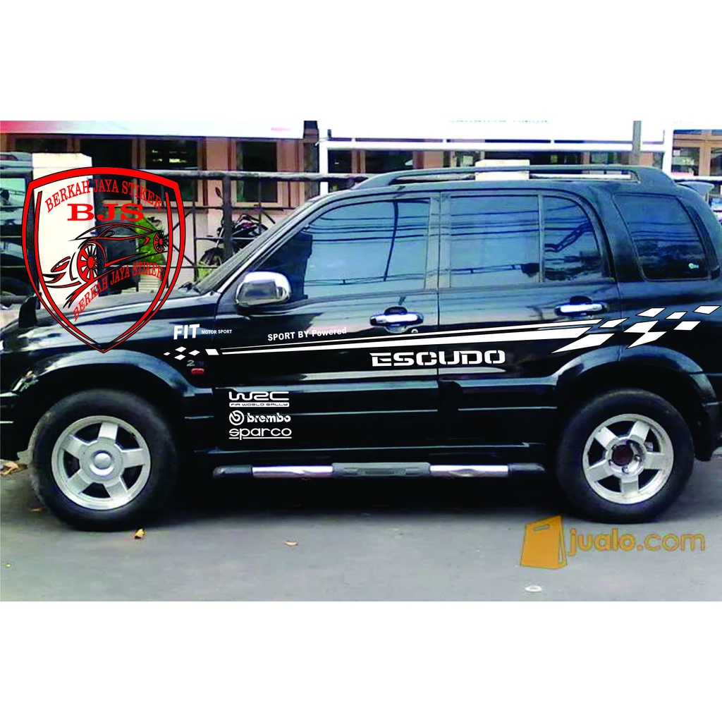 Jual CUTTING STICKER STIKER LIST MOBIL SUZUKI ESCUDO RACING DEVELOPMENT ...