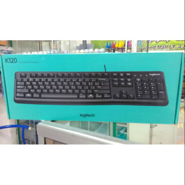 Jual KEYBOARD USB LOGITECH K120 ,ORIGINAL Dgn garansi resmi ,WARNA ...