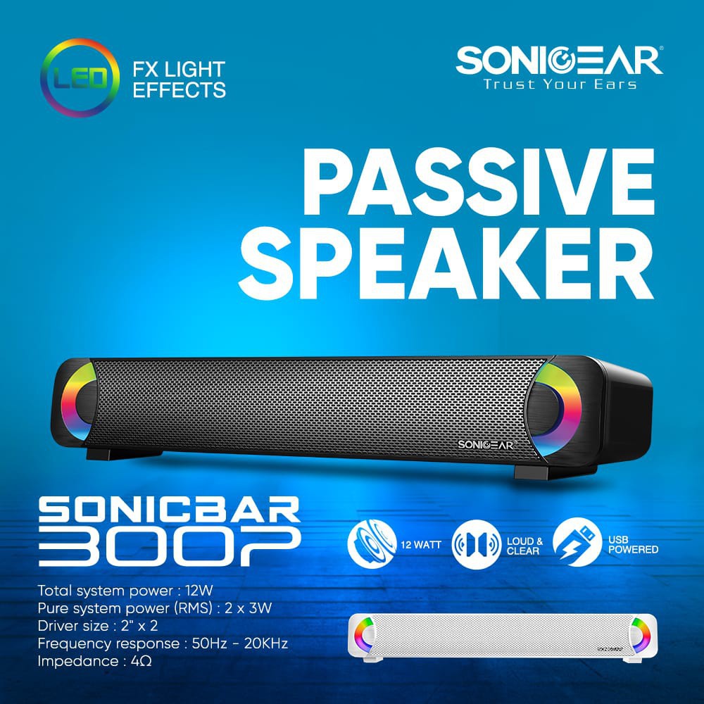 Jual Sonicgear Sonicbar 300P Bluetooth - Soundbar / Passive Speaker ...