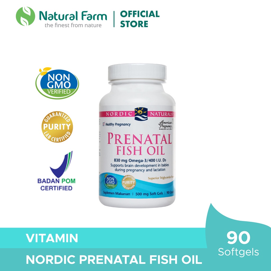 Jual Nordic Prenatal DHA - 90 Softgels | Shopee Indonesia