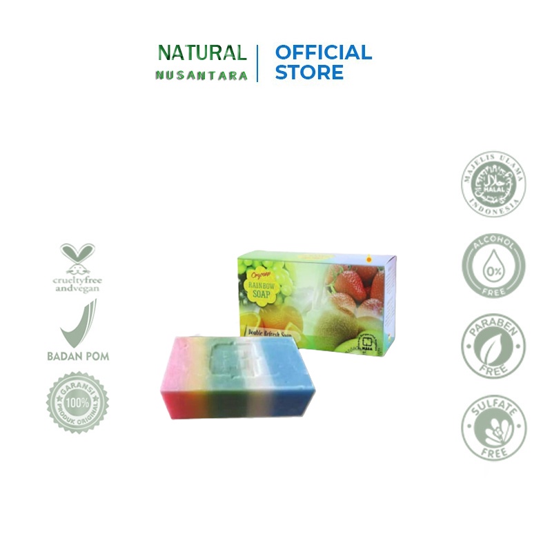 Jual ORYSOAP RAINBOW SOAP ORIGINAL (SABUN PELANGI NASA) | Shopee Indonesia
