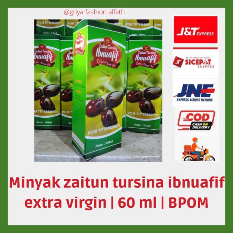 Jual minyak zaitun tursina ibnuafifi | extra virgin | ekstra virgin | ibnu afif | 60 ml | 100% ...