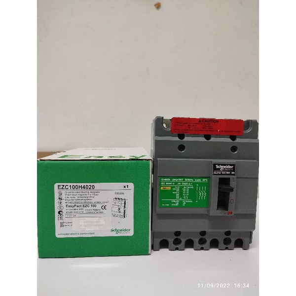 Jual MCCB Breaker Schneider Elektrik EZC100H 4P 20A 4pole 20 A EZC100H4020 | Shopee Indonesia