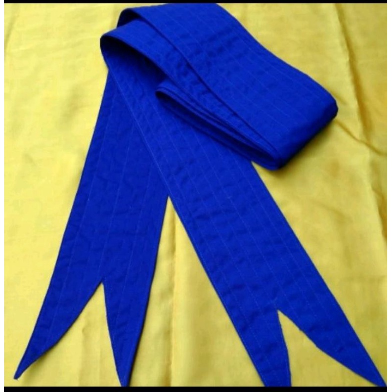 Jual sabuk biru polos/sabuk polos ikspi kerasakti/sabuk polos kera ...