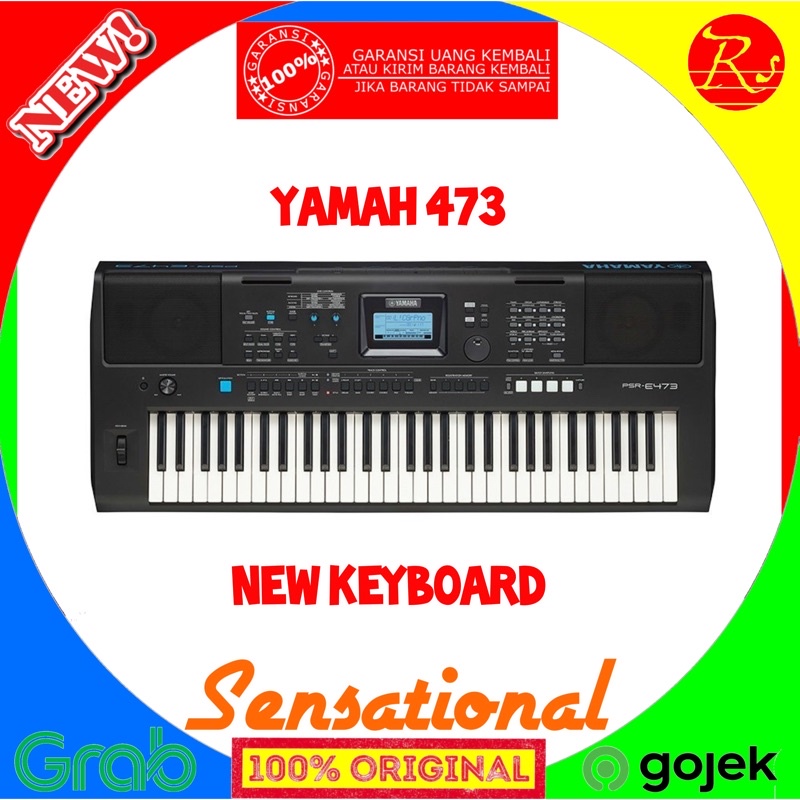 Jual KEYBOARD YAMAHA PSR E473 GARANSI 1 TAHUN PSR E 473 | Shopee Indonesia