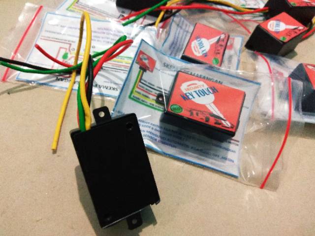 Jual Alarm sensor sentuh motor autolock kunci rahasia motor | Shopee ...