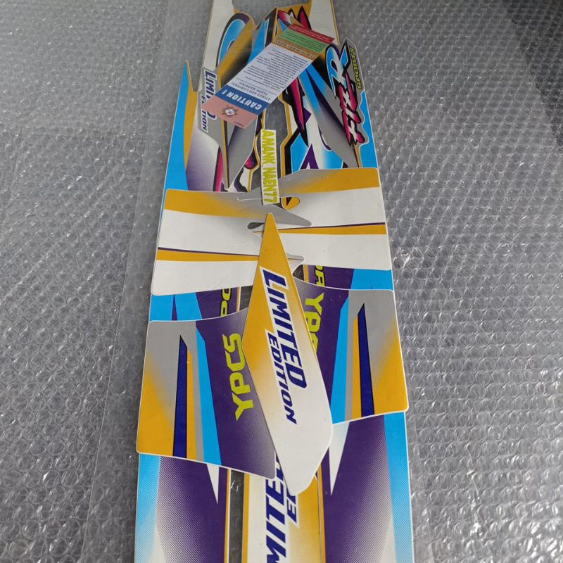 Jual striping f1zr limited edition silver kuning tahun 2000 bahan camel ...
