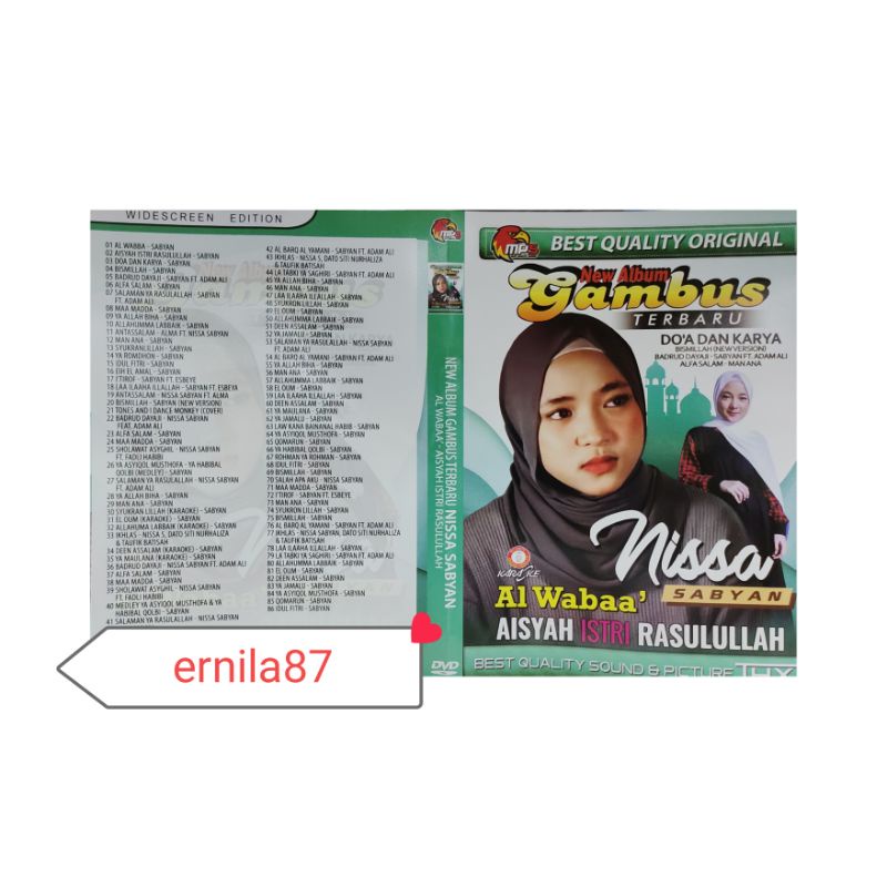 Jual Kaset Lagu Religi Nissa Sabyan | Shopee Indonesia