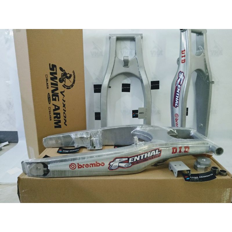 Jual Swing Arm Vixion New Old model KTM panjang 66cm Sudah PNP Semua ...