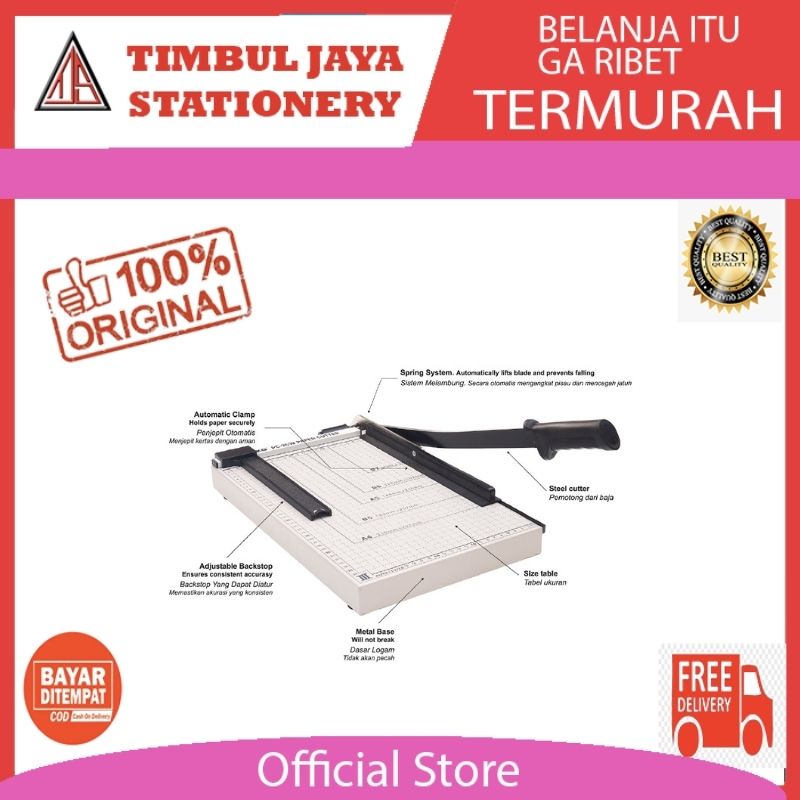 Jual Joyko Pemotong Kertas F4 Joyko Paper Cutter Joyko F4 PC-2638 ...