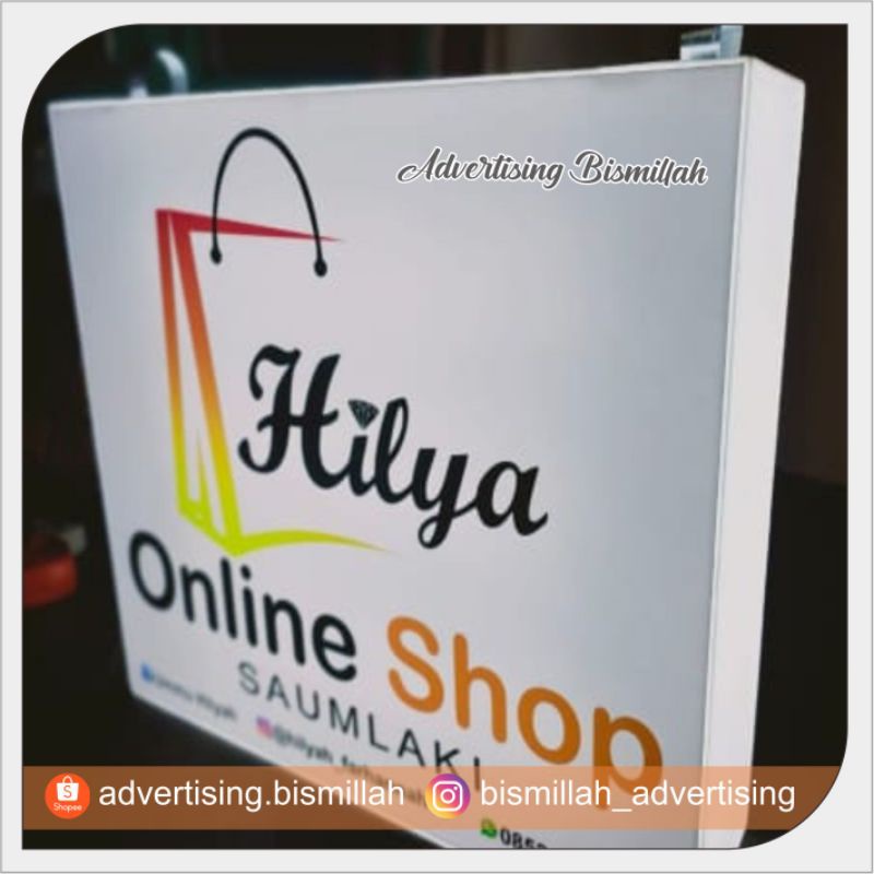 Jual NEON BOX FRAME ALMUNIUM 60X80CM | Shopee Indonesia