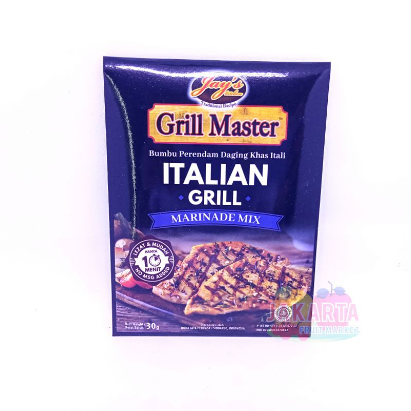 Jual (BUMBU) GRILL MASTER ITALIAN GRILL 30G | Shopee Indonesia