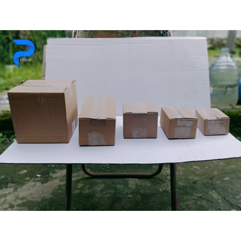 Jual kardus packing kecil / kardus box bermacam macam ukuran | Shopee ...