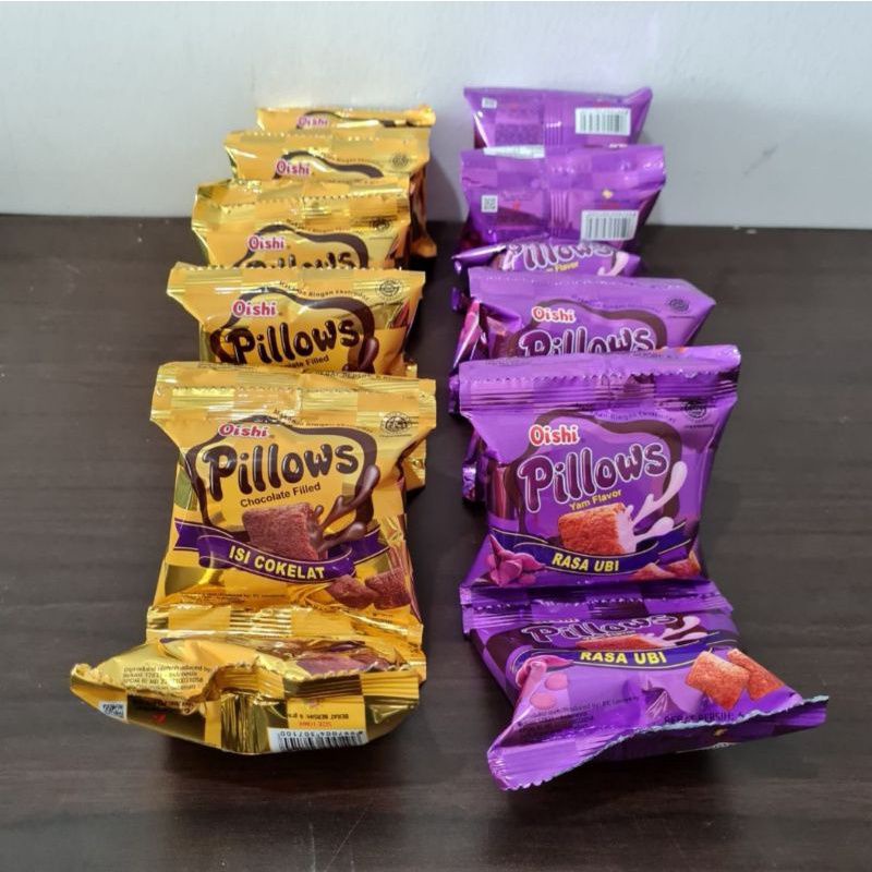 Jual Oishii pillow snack renceng isi 10 x 12 Gram | Shopee Indonesia