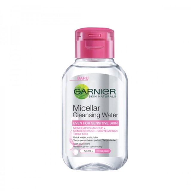 Jual GARNIER Micellar Water Pink 50ml | Shopee Indonesia