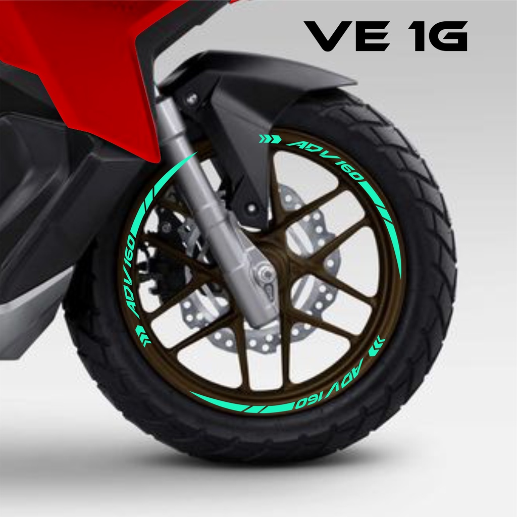 Jual Stiker Velg ADV 160 list cutting sticker Bahan Nyala fosfor ...