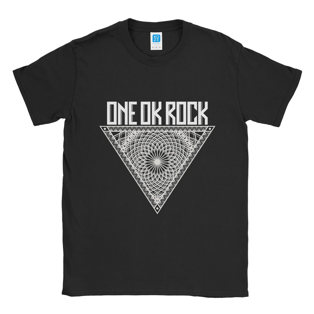 Jual Baju Kaos Band One Ok Rock Triangle Black | Shopee Indonesia
