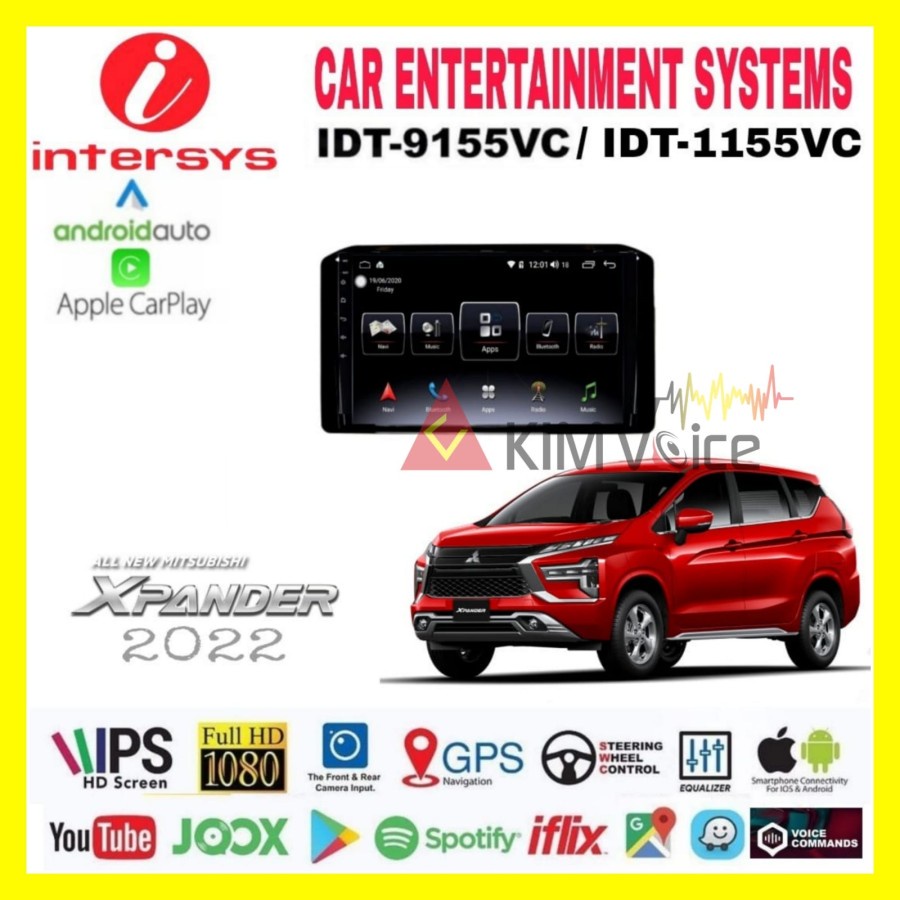Jual Head unit Android Intersys 10 Inch OEM Expander 2022 + soket pnp ...