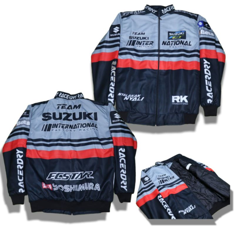 Jual Nascar Jacket Racing Jaket Varsity Pria Wanita Original Racerdry Jaket Motor | Shopee Indonesia