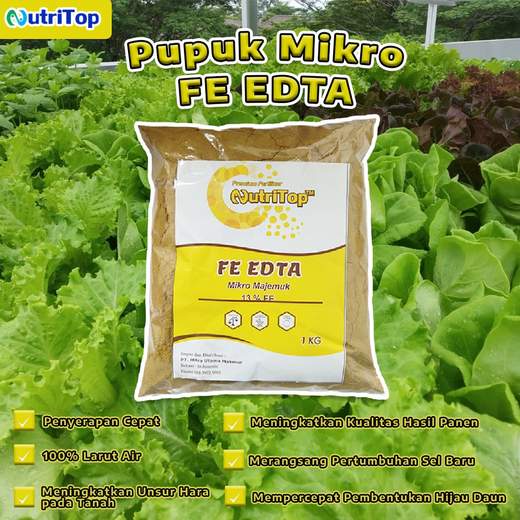 Jual Pupuk Mikro FE EDTA NutriTop 1 Kg | Shopee Indonesia