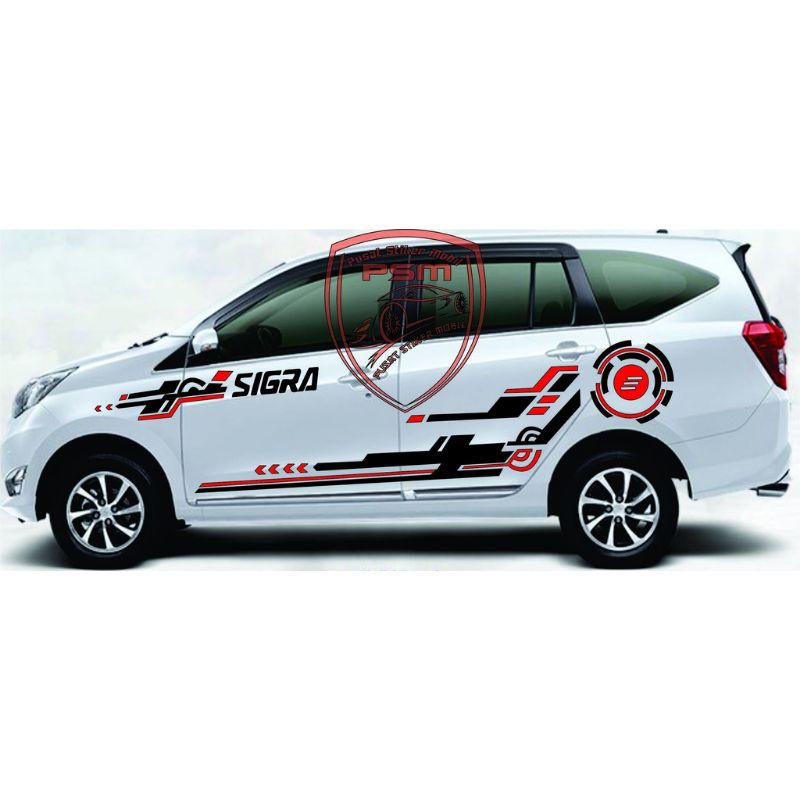 Jual stiker mobil keren stiker mobil Sigra Ertiga calya avansa | Shopee ...