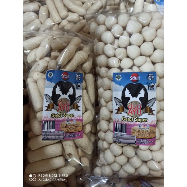 Jual Getes sehati duo Ayu Bulat/Panjang 250gr - getas bangka - snack ...