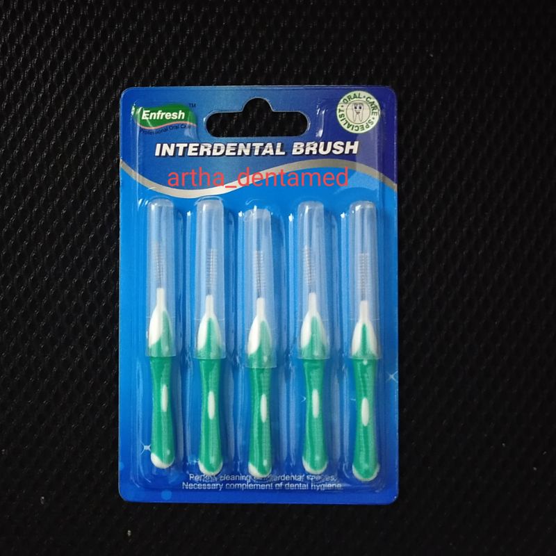 Jual SIKAT ORTHO BEHEL INTERDENTAL BRUSH SIKAT SELA GIGI Merah Bengkok ...
