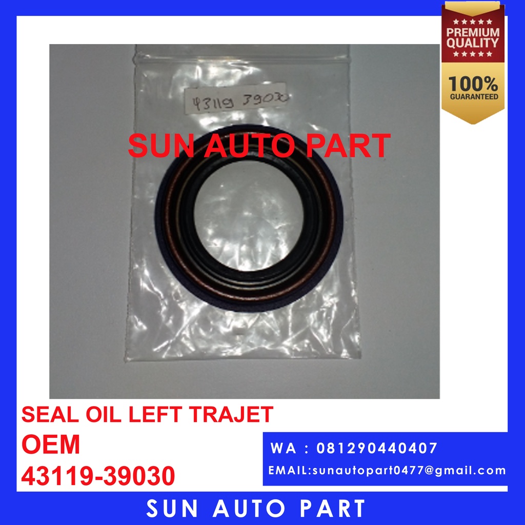 Jual SEAL OIL KIRI HYUNDAI TRAJET 43119-39030 | Shopee Indonesia