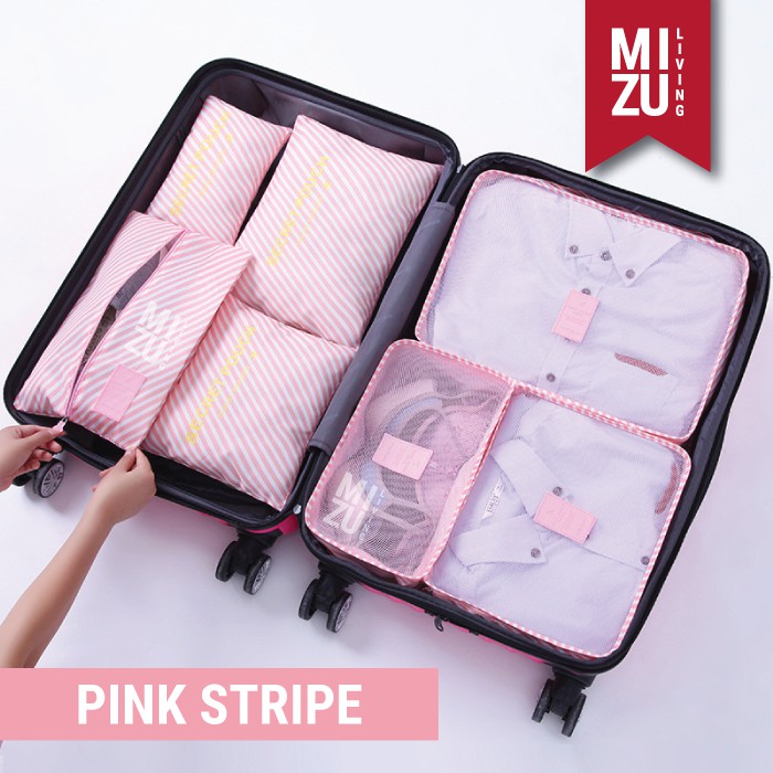 Jual SECRET POUCH Travel Packing Cubes 7in1 Storage Bag Organizer Tas ...