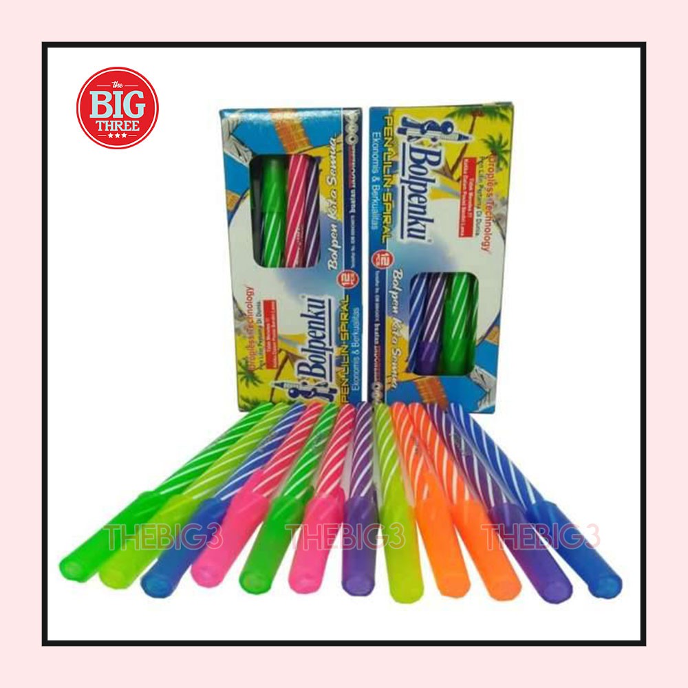 Jual BOLPENKU Pulpen Bolpen Bolpoint Ballpoint Pen Lilin Ulir Murah ...
