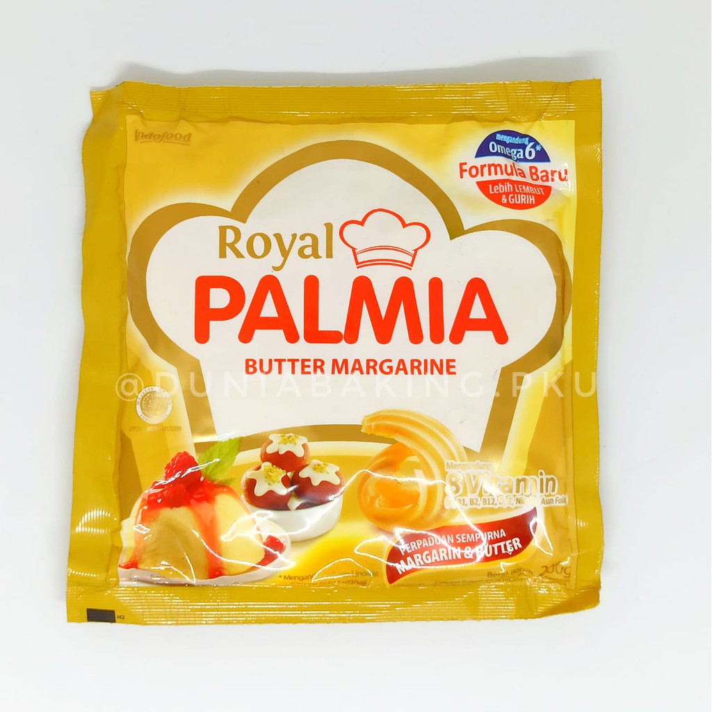 Jual Royal Palmia Butter Margarine 200gr | Palmia Royal mentega 200gr ...