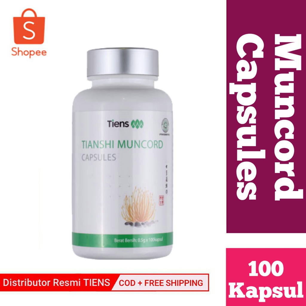 Jual Tiens Muncord Cordyceps Capsule Isi 100 Kapsul | Imunitas Tubuh ...