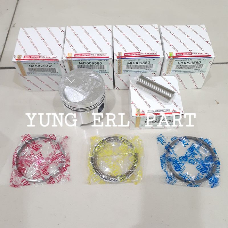 Jual Paket Piston Assy Ring Piston Seher Set Mitsubishi L300 Bensin 4G33 | Shopee Indonesia