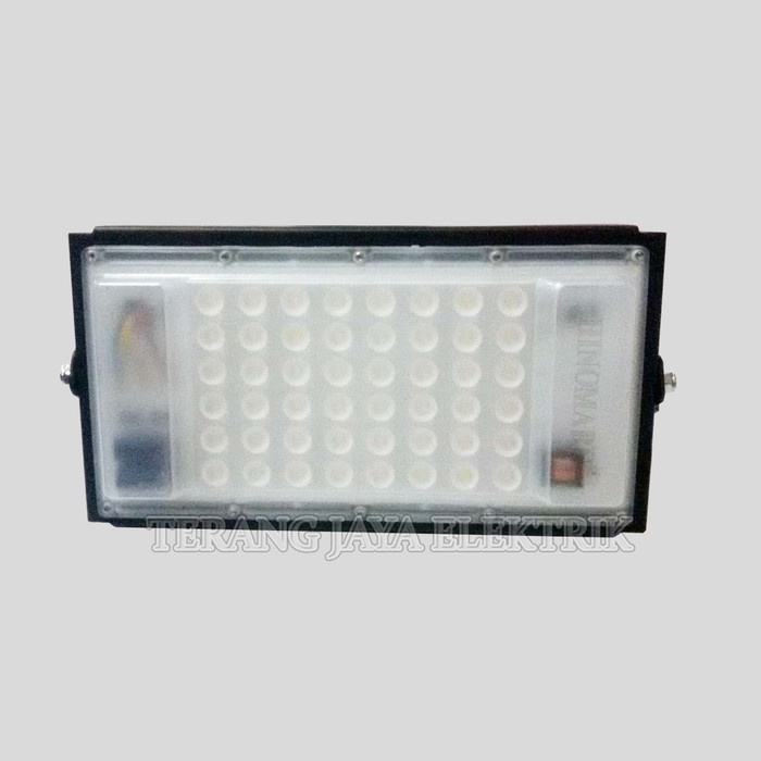 Jual Lampu Sorot LED Flood Light HINOMARU 50 Watt Putih White | Shopee Indonesia