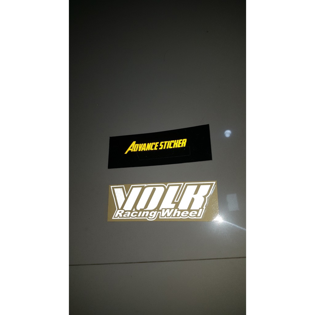 Jual stiker mobil volk racing wheel logo | Shopee Indonesia