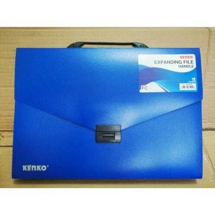 Jual Baru!! Map Bersekat / Expanding File Ukuran Folio KENKO Tas Handle ...