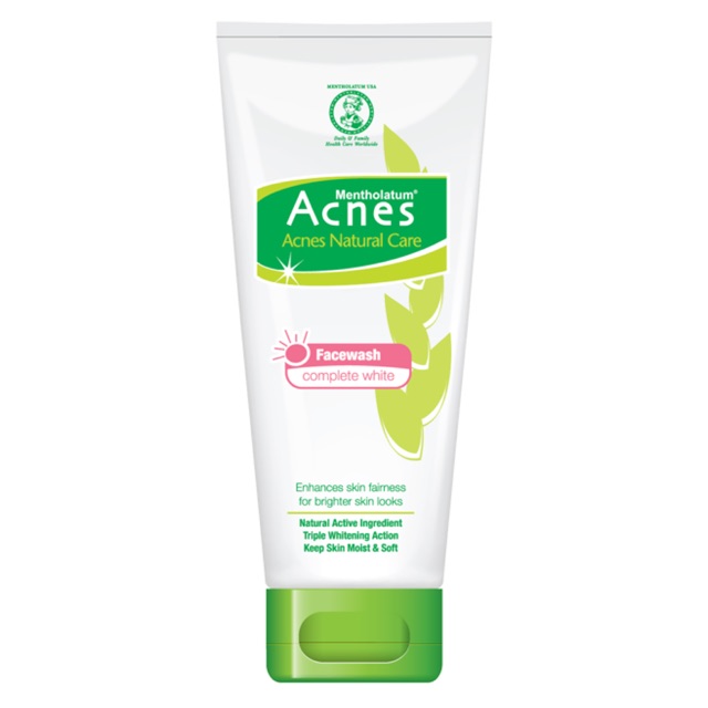 Jual Acnes Face Wash Complete White | Shopee Indonesia