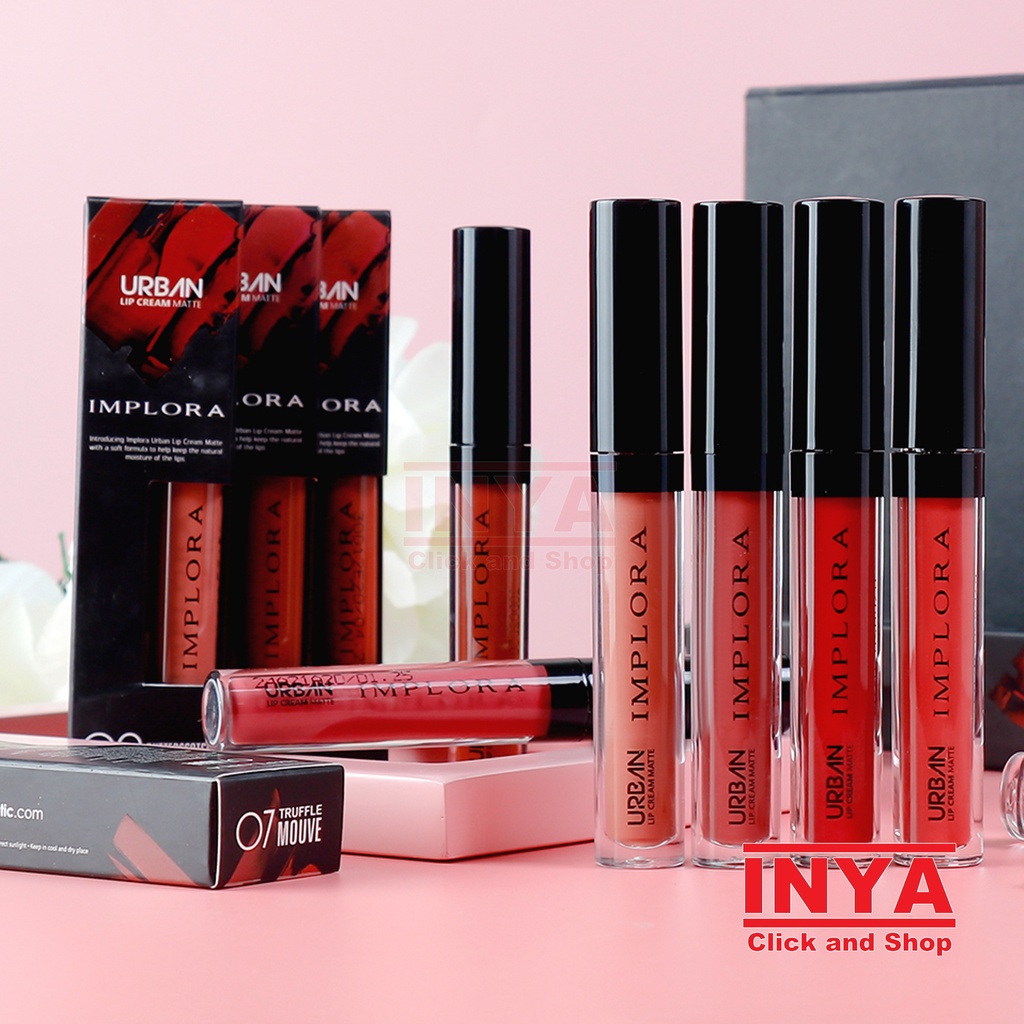 Jual IMPLORA URBAN LIP CREAM MATTE 2.9gr - Lipstick | Shopee Indonesia