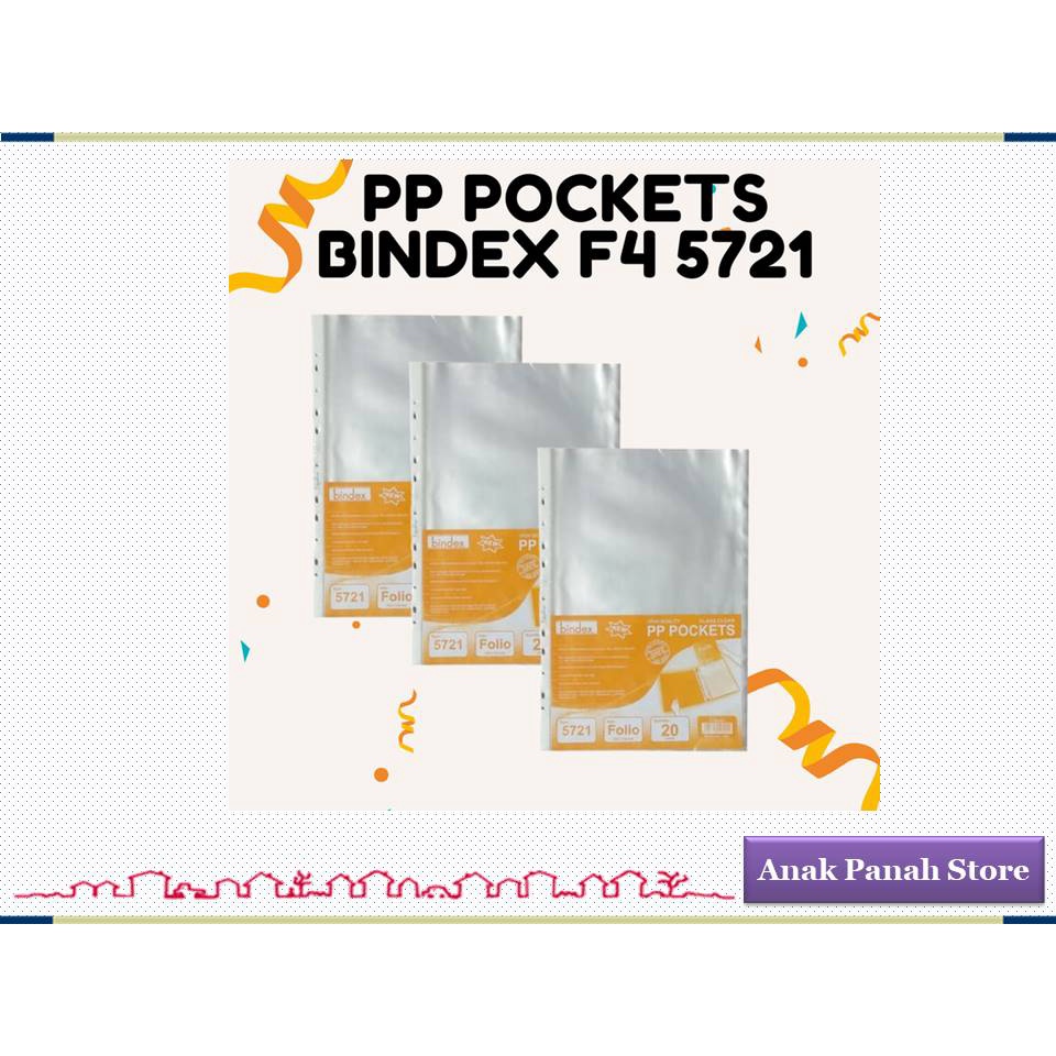 Jual PP Pocket / Plastik Pocket / Sheet Protector Uk Folio ( F4 ) Merk ...