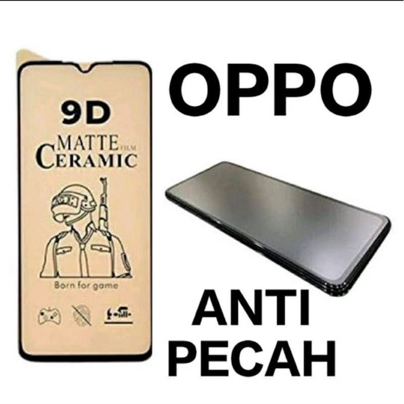Jual Tempered Kramic Matte Anti Pecah Oppo A3s/Realme C1/ Y81/Y83/Y85 ...