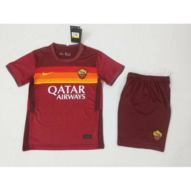 Jual JERSEY KIDS AS ROMA HOME 2020-2021 GRADE ORI / BAJU BOLA ANAK ...